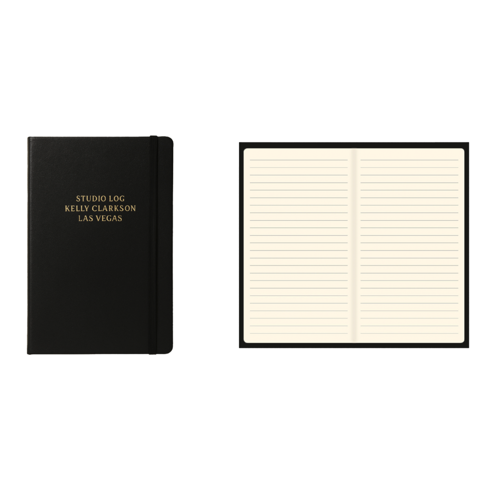 STUDIO LOG NOTEBOOK – shop.kellyclarkson